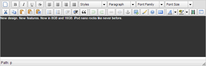 How to change tinyMCE background and font color?