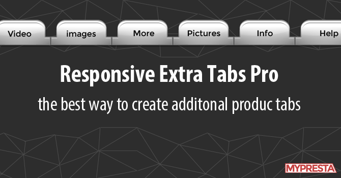 Product Extra Tabs prestashop module - PRO version